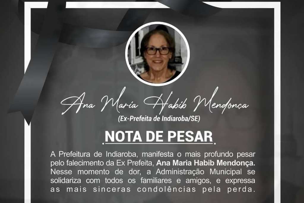 Morre ex-prefeita de Indiaroba